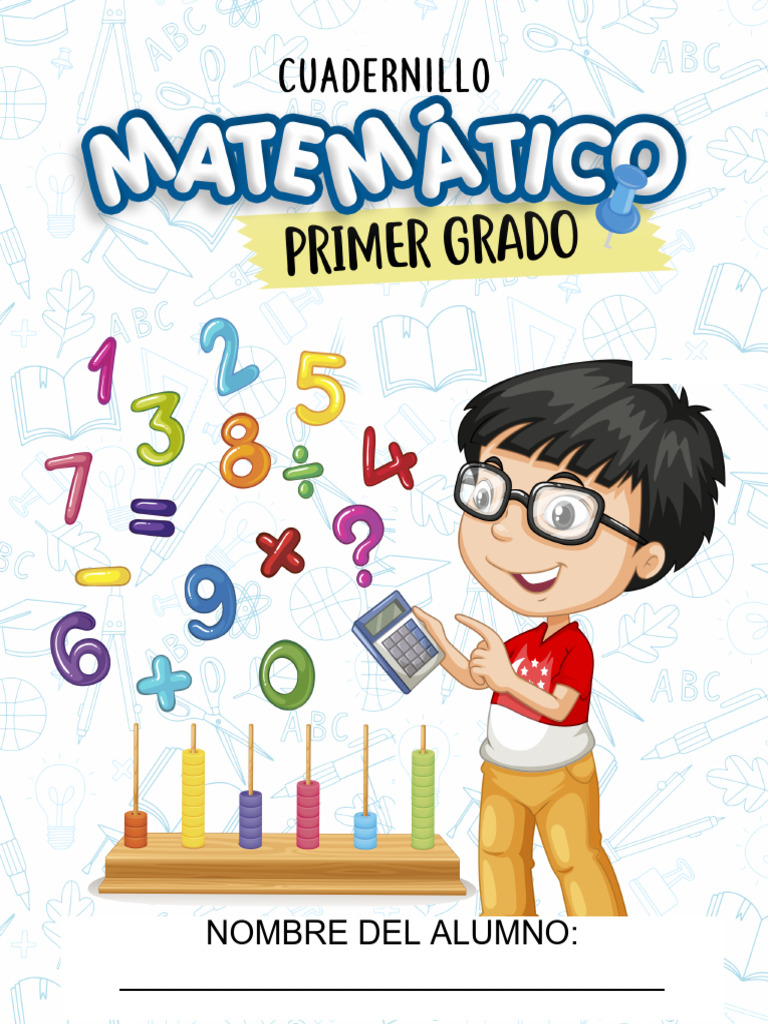 Cuadernillo matematico de primer grado | PDF