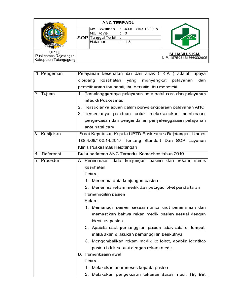 249op Anc Terpadu | PDF