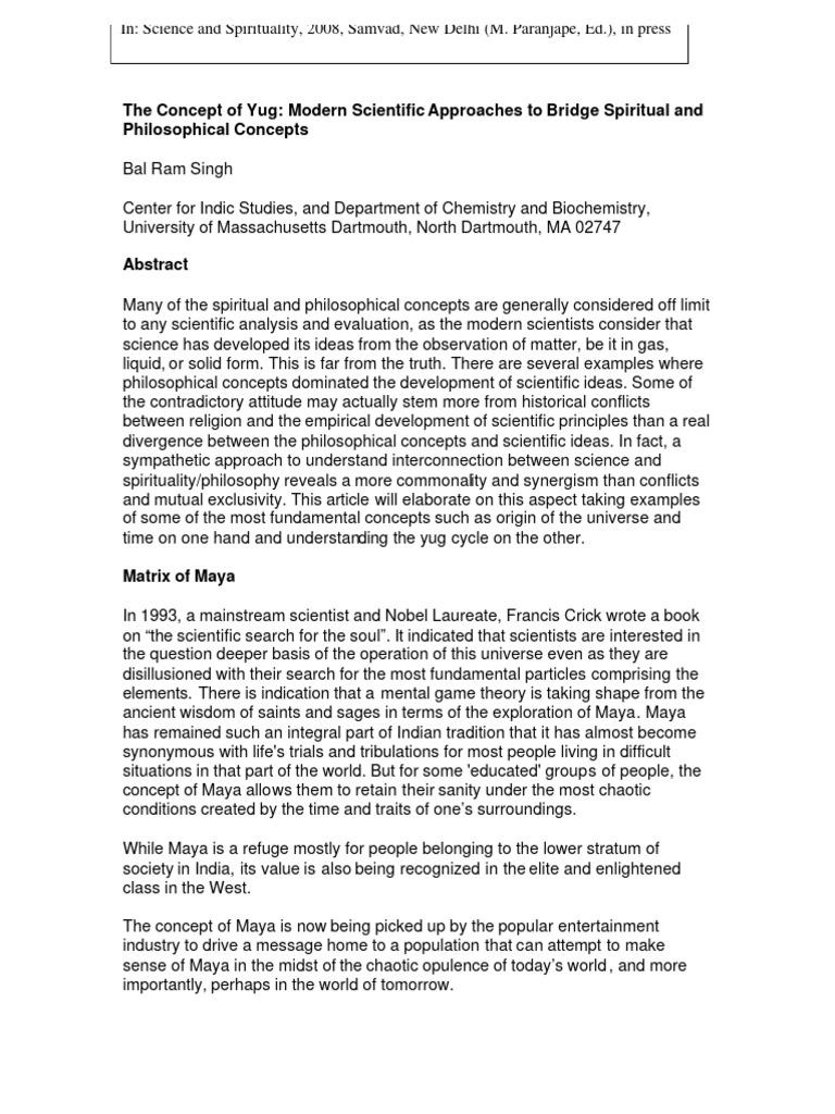 Concept of Yug | Download Free PDF | Big Bang | Physical Cosmology