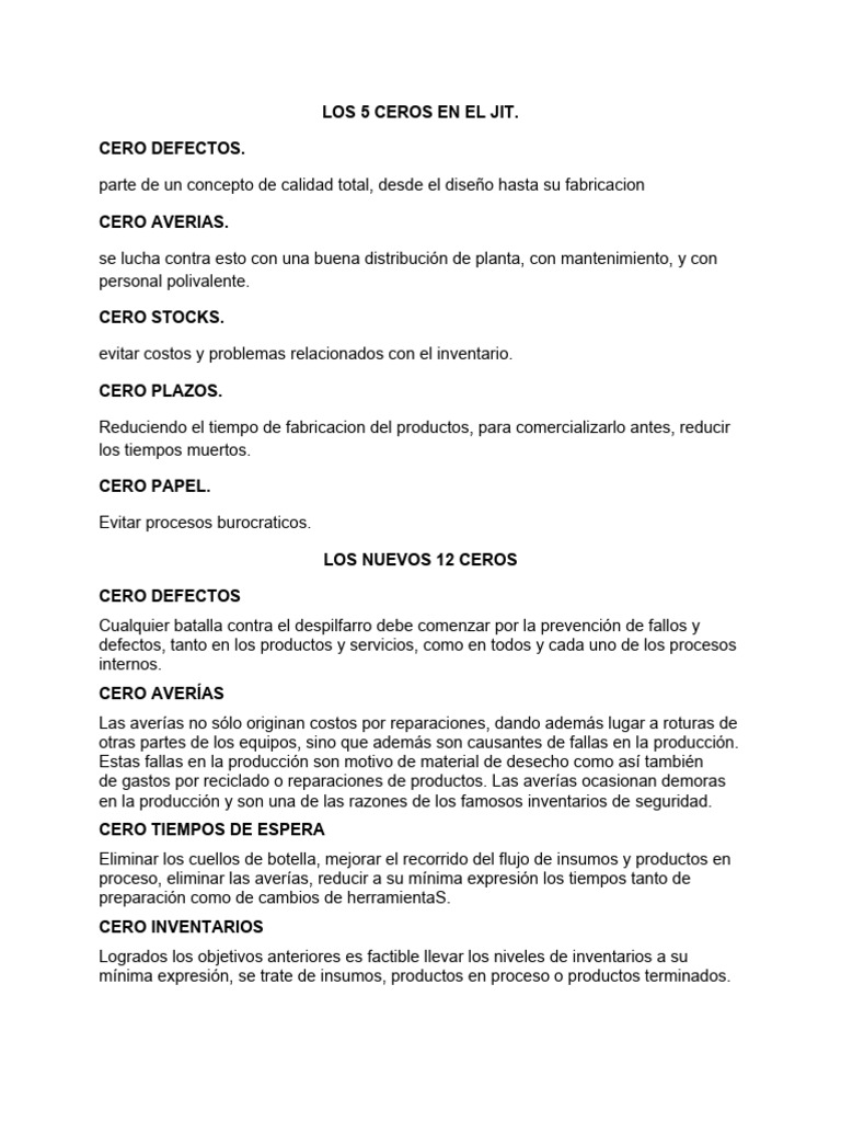 Los 5 Ceros en El Jit | PDF