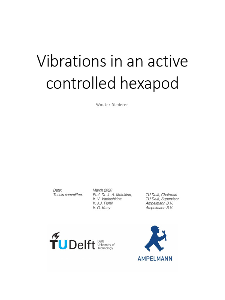 Vibrations in An Active Controlled Hexapod | PDF | Control Theory | Feedback