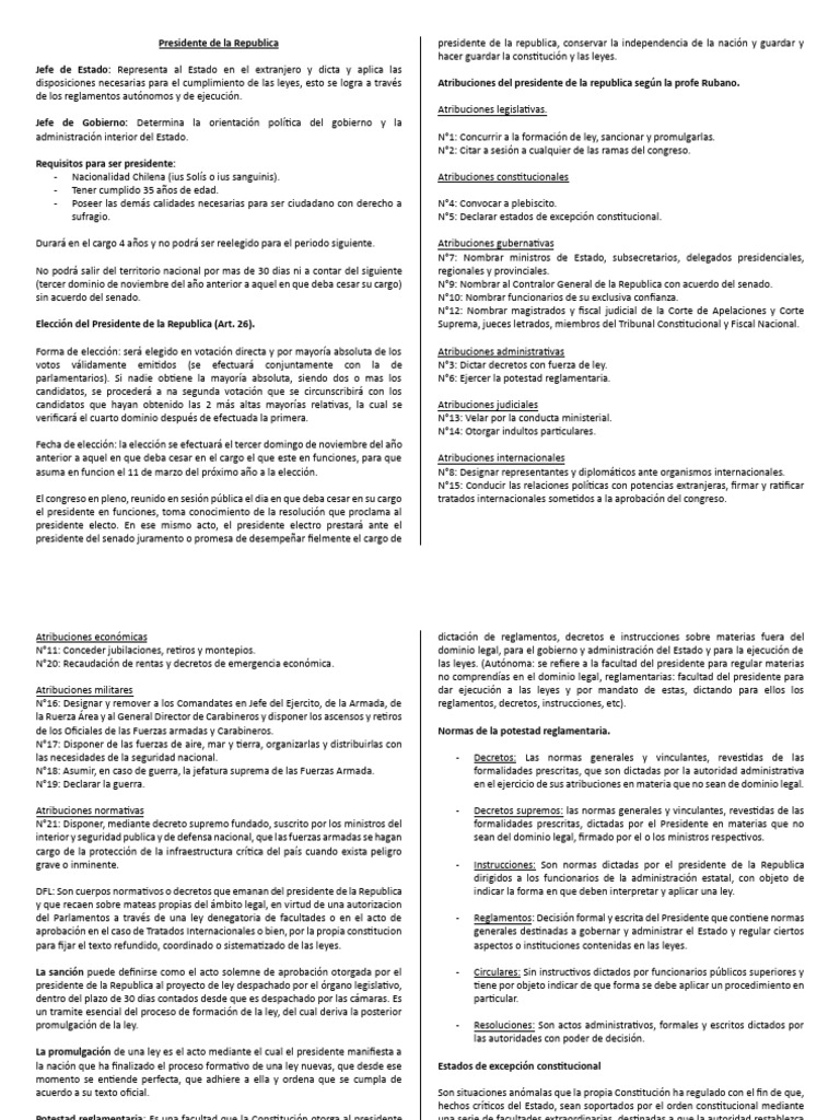 Resumen Consti | PDF | Legislador | Constitución