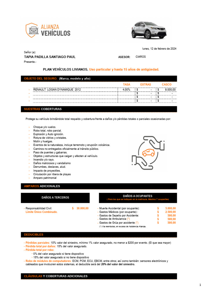 Cot Tapia Padilla Santiago Paul Logan Con Amparo Patrimonial | PDF ...