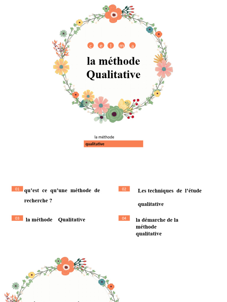 Méthode Qualitative | PDF