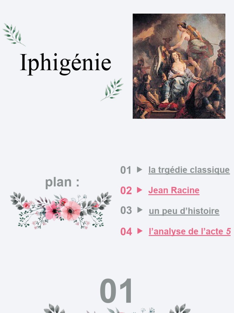 Iphigénie : Tragédie de Racine | PDF | Agamemnon | Tragédie