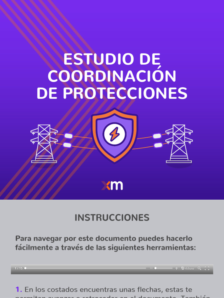 XM - Estudio de Coordinación de Protecciones - Guía de Referencia | PDF | Transformador | Simulación