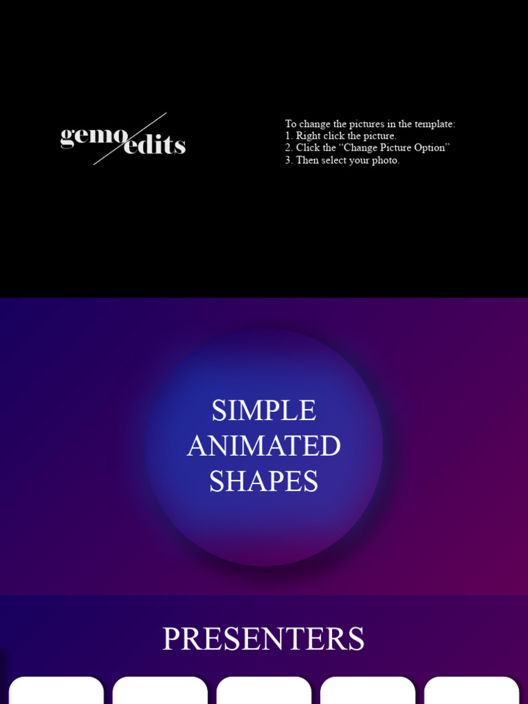 Simple Animated Shapes PPT by Gemo Edits | Download Free PDF ...