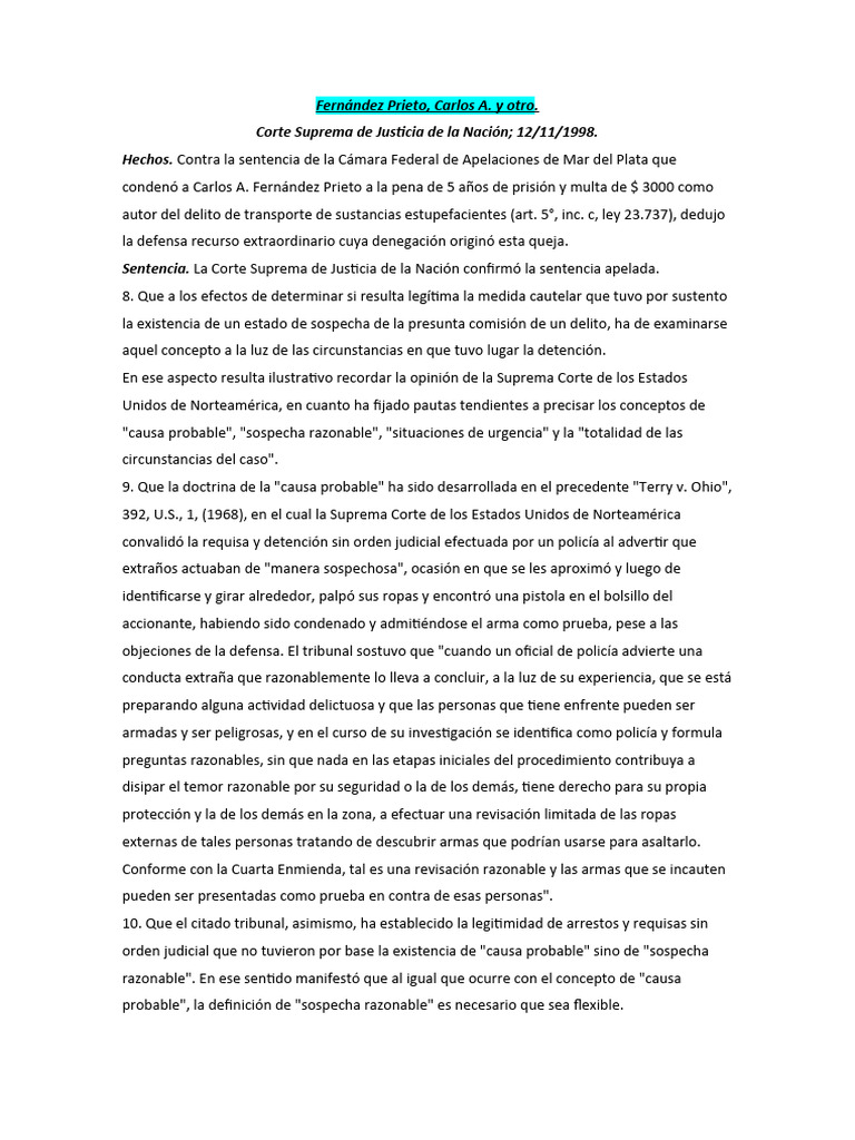 Fernández Prieto | PDF | Mandato | Gobierno