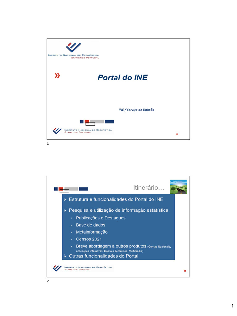 Manual Apoio Portal Do INE 2023 | PDF