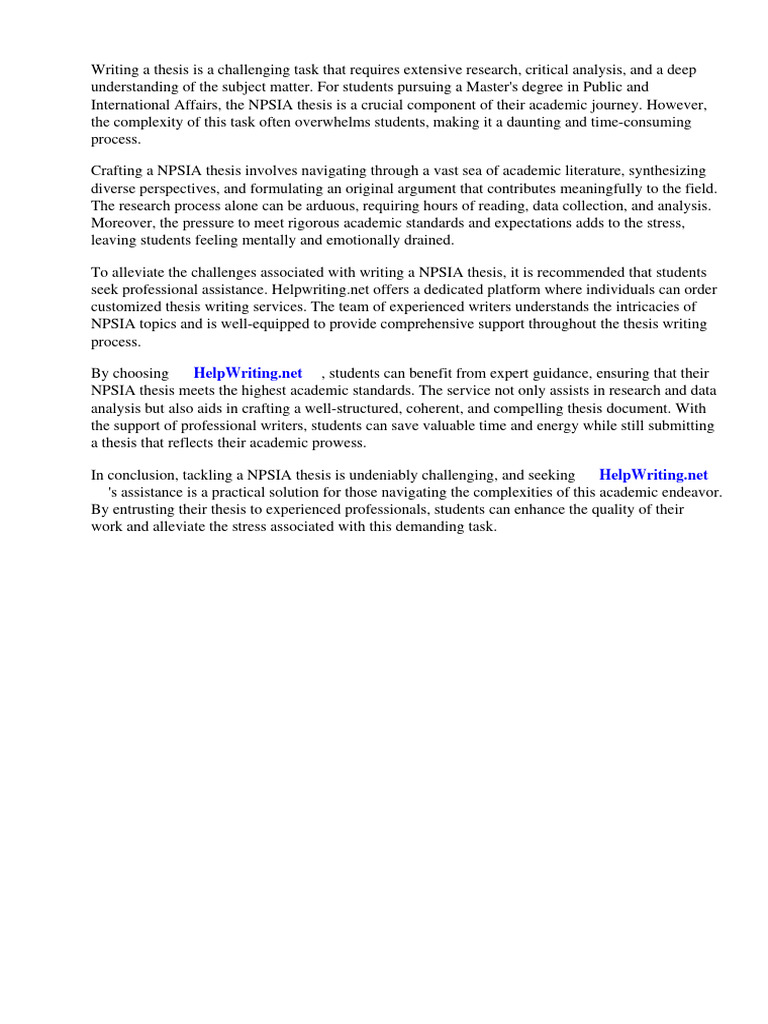 Npsia Thesis | PDF | Thesis | Social Media