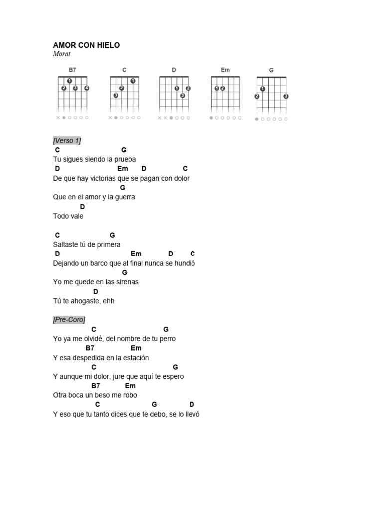 Amor con Hielo | PDF