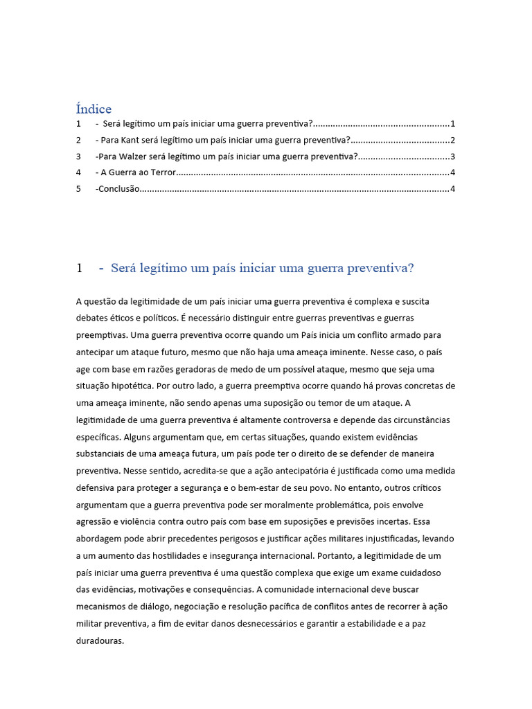 Ensaio Filosofico Gui Almeida | PDF | Estado | Immanuel Kant