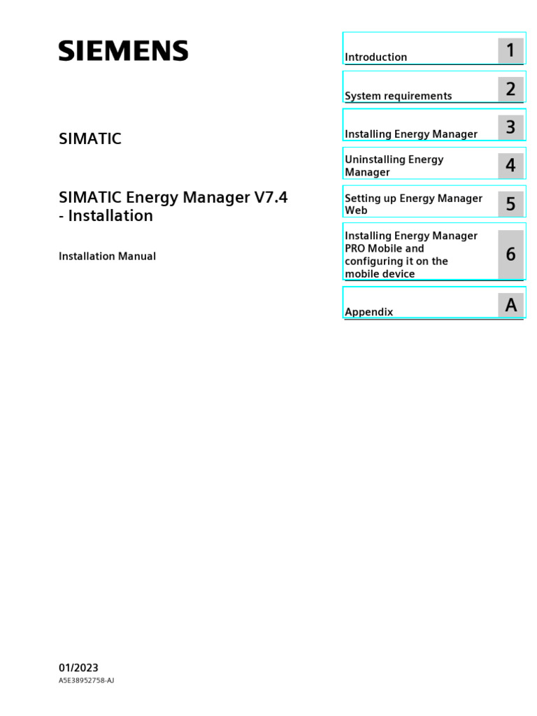Simatic Energy Manager Pro Installation Manual en-US en-US | PDF | Installation (Computer ...