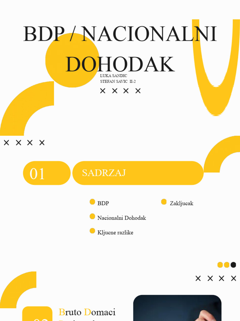 BDP I Nacionalni Dohodak | PDF
