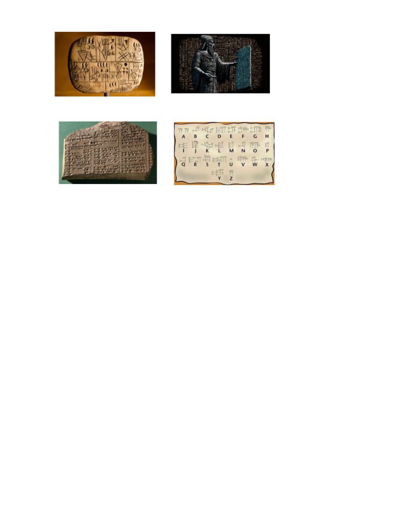 Escritura Cuneiforme | PDF