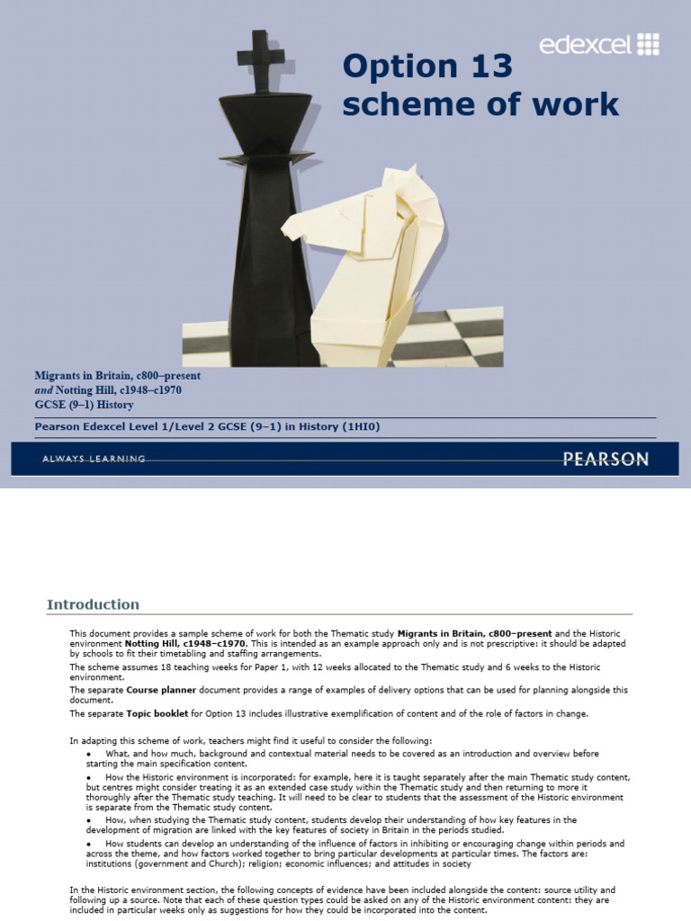 Migrants in Britain & Notting Hill GCSE | PDF | Human Migration ...
