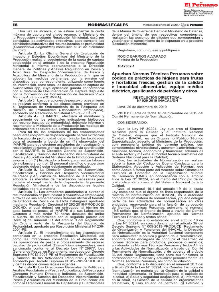 Norma 1 | PDF | Pesquería | Diplomático