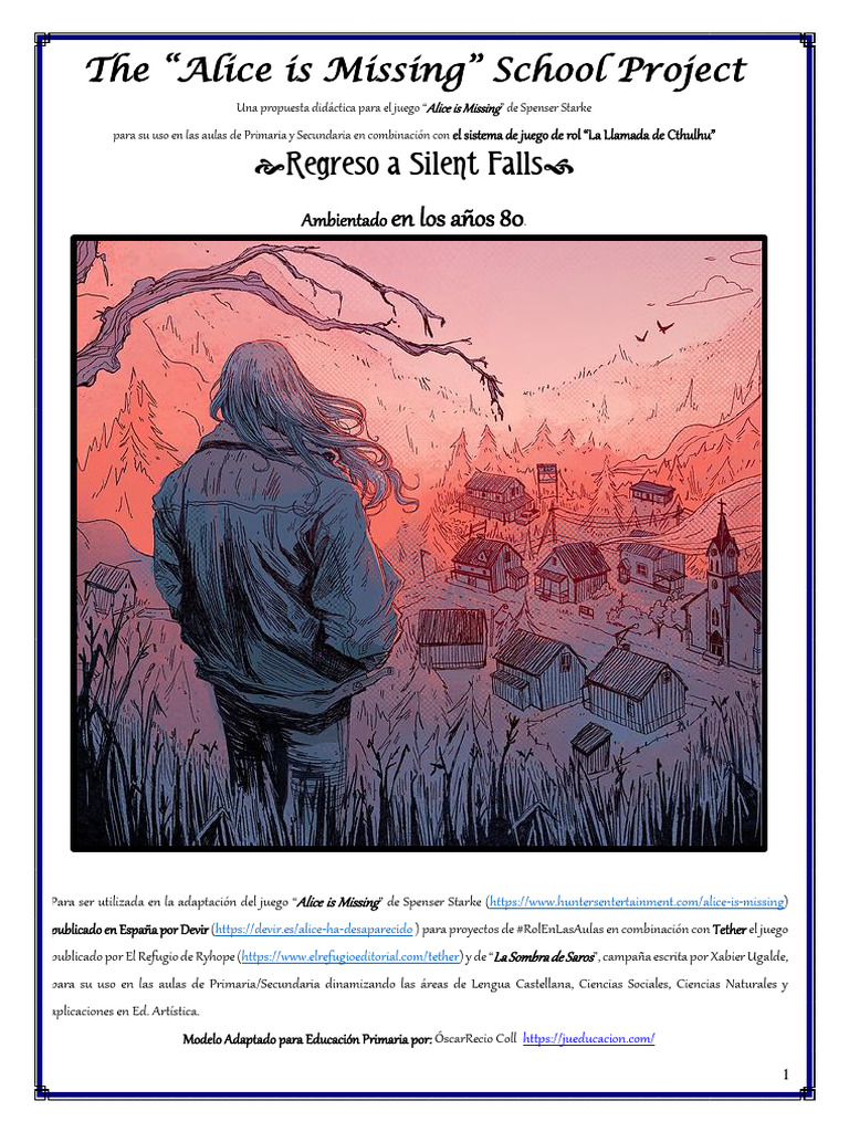 Alice is Missing School Project Presentacion Del Proyecto Didactico 2.8 ...