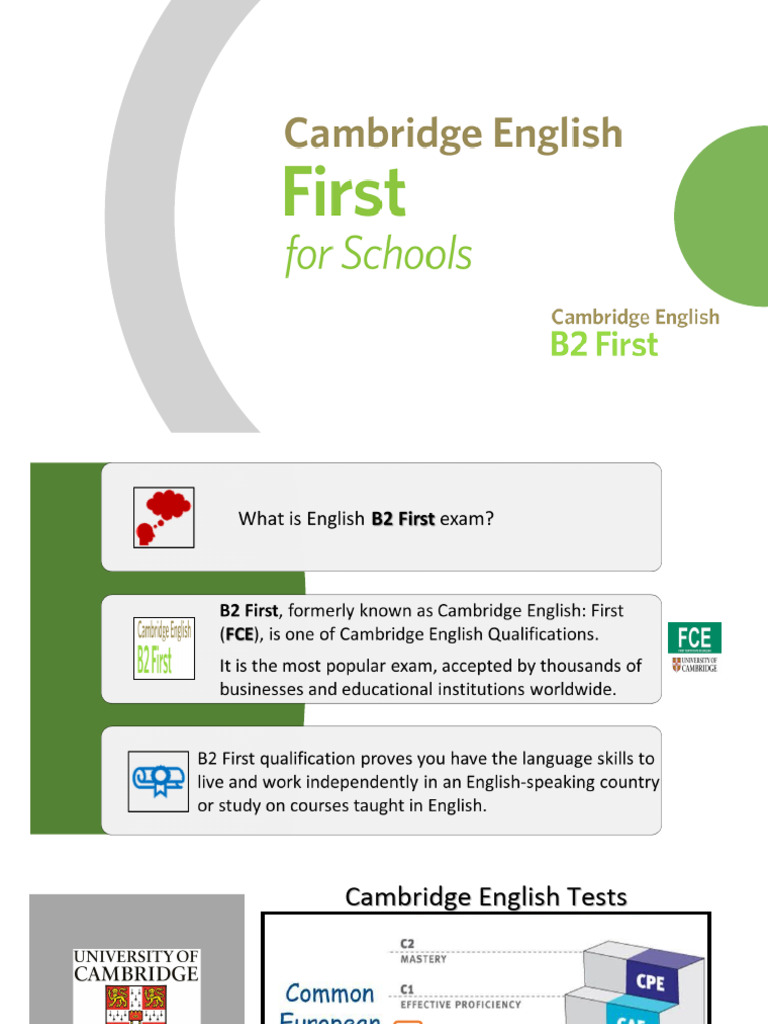 B2 First Exam Guide | PDF