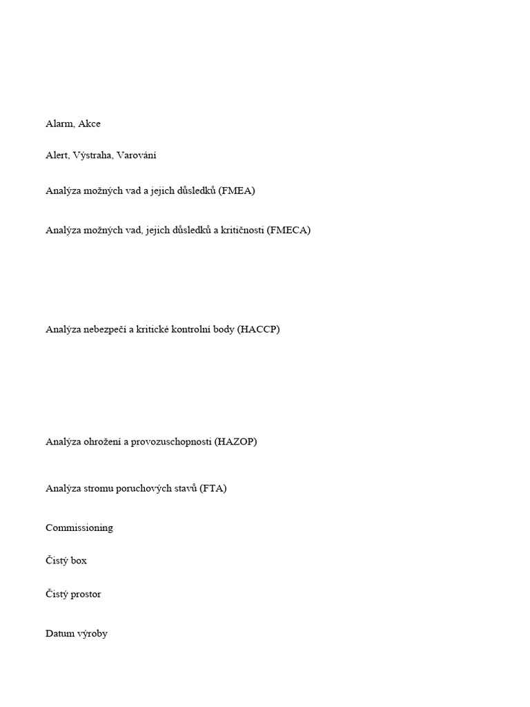 JKTP Klíčové Pojmy | PDF