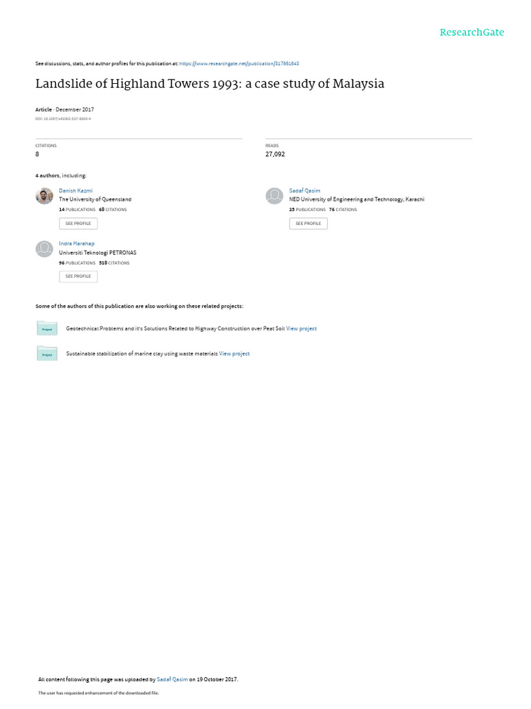 Highland Tower | PDF | Reliability Engineering | Standard Deviation