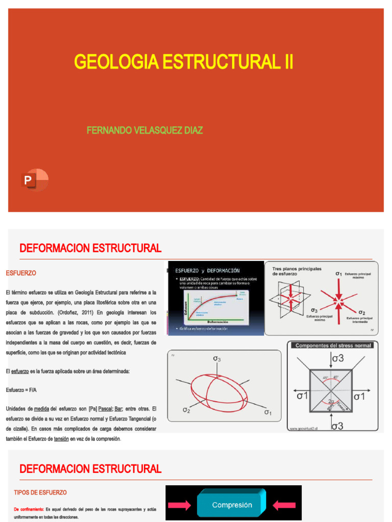 GEOLOGIA ESTRUCTURAL II PPT 2024 | PDF | Temblores | Falla (geología)