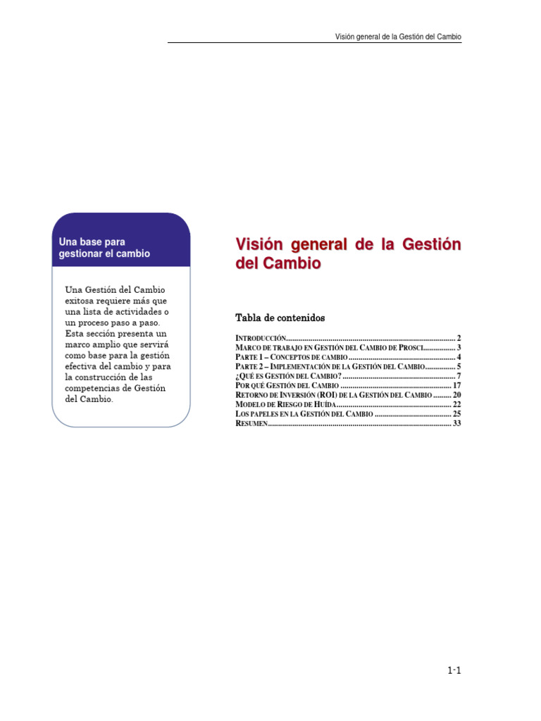 Toolkit - Capítulo 1 - Visión General | PDF | Evaluación | Presupuesto