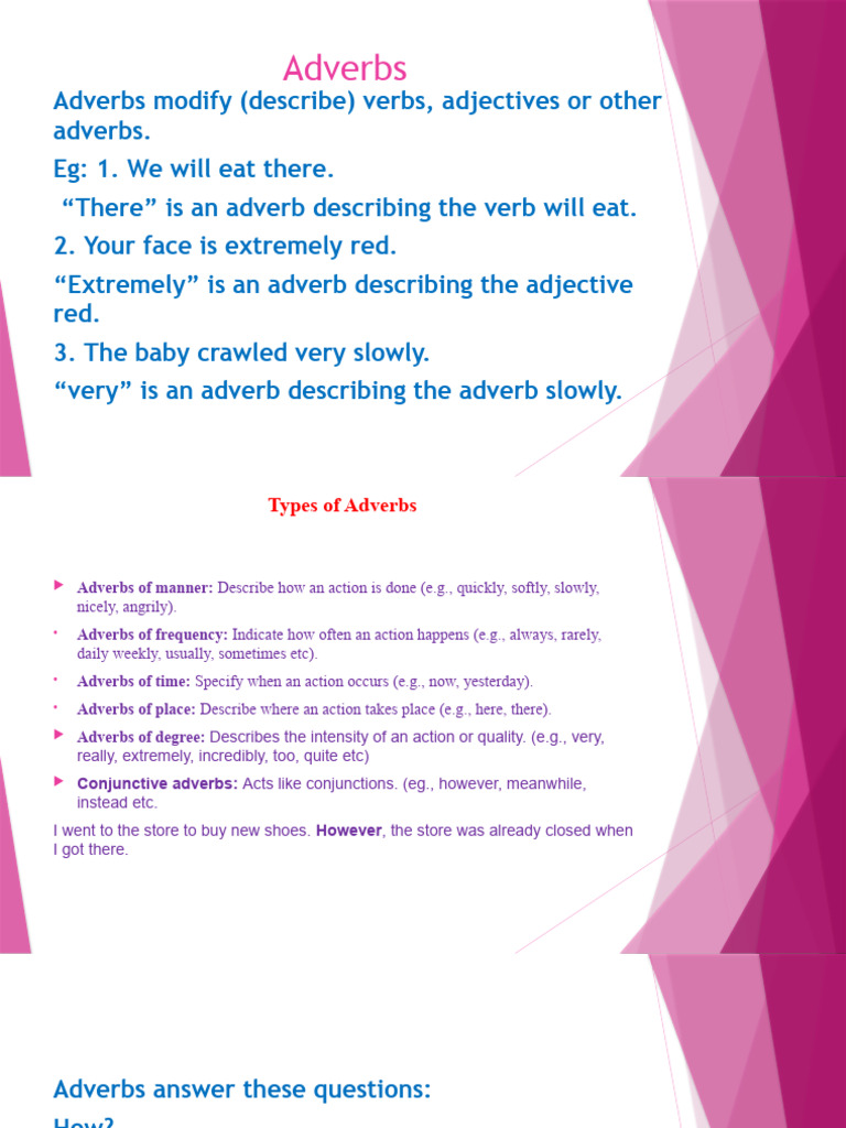 Adverbs Unit 1 | PDF