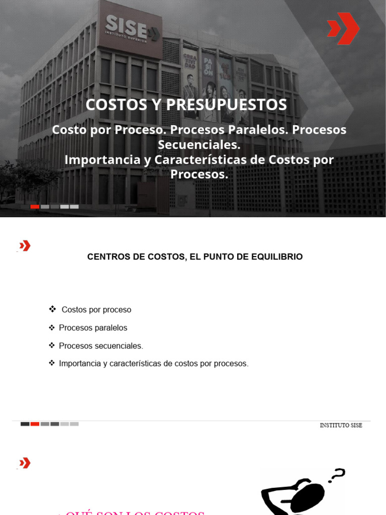 Presentación 5 Costo Por Proceso. Procesos Paralelos. Procesos ...