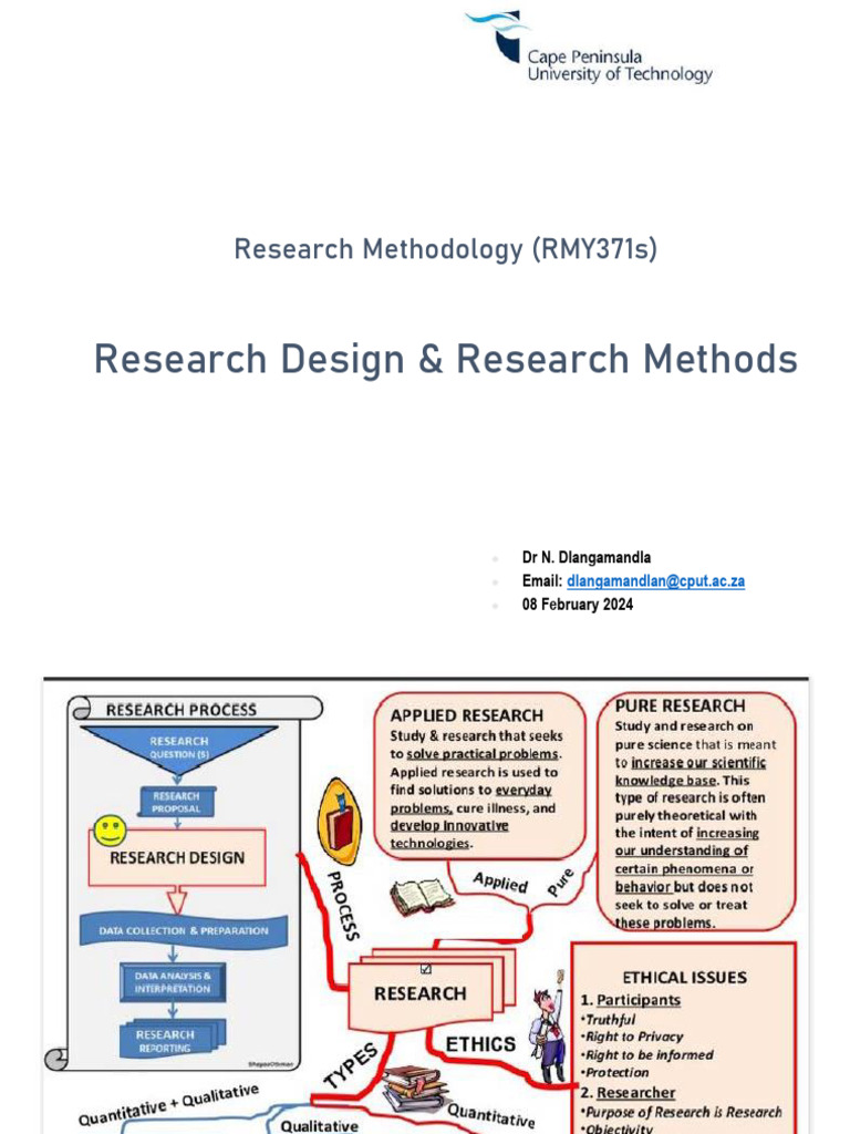 RMY371S Lecture 3-Research Design & Research Methods | Download Free ...