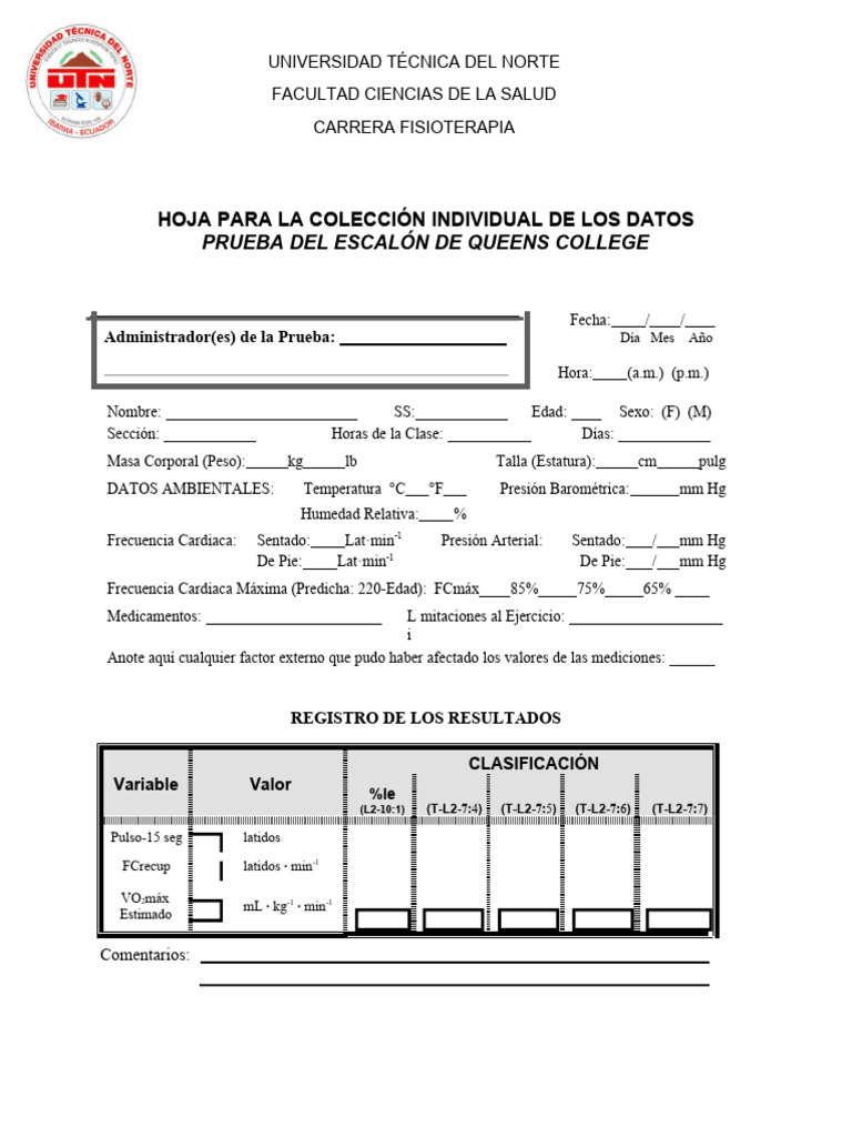 Test Queen College | PDF | Ritmo cardiaco