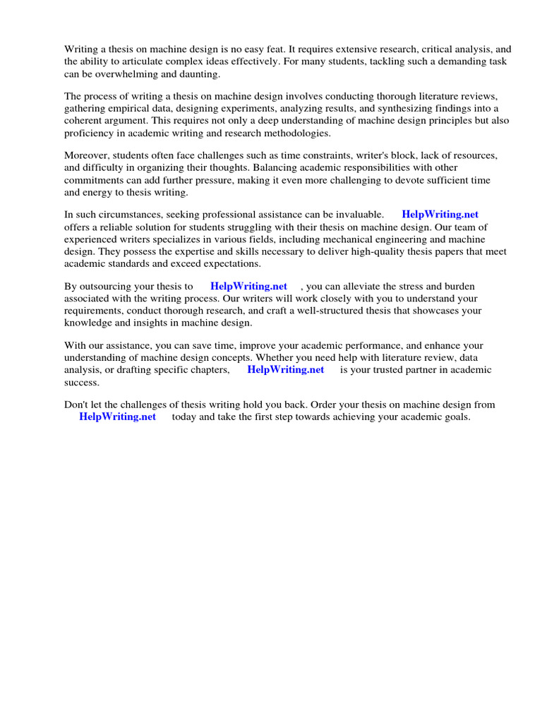 Thesis Machine Design | PDF | Machine Learning