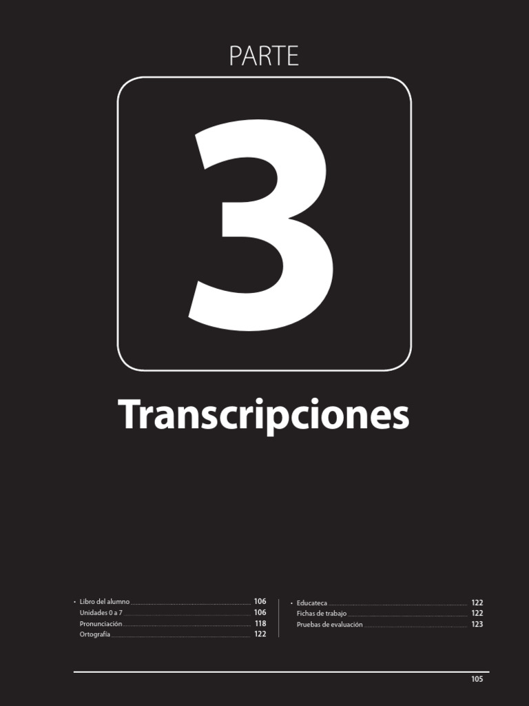Transcripciones | PDF