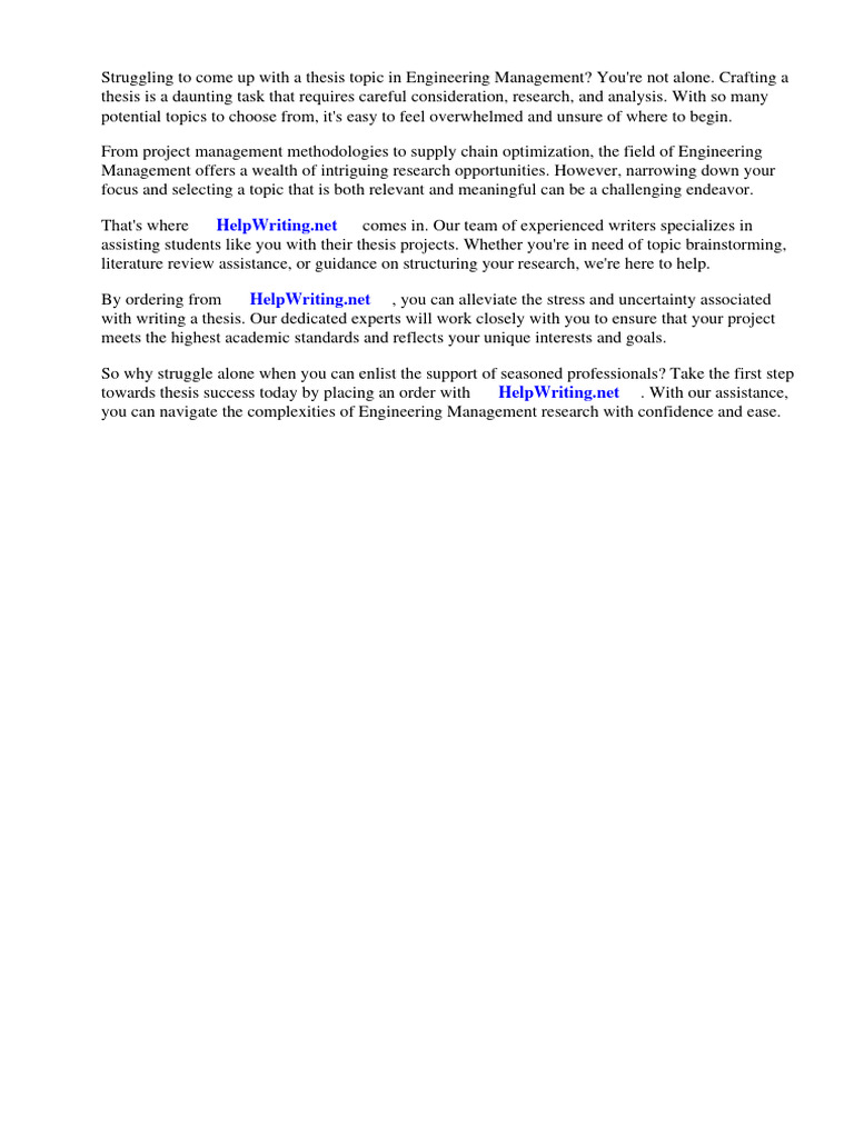 List of Thesis Topics in Engineering Management | PDF | Building Information Modeling | Engineering