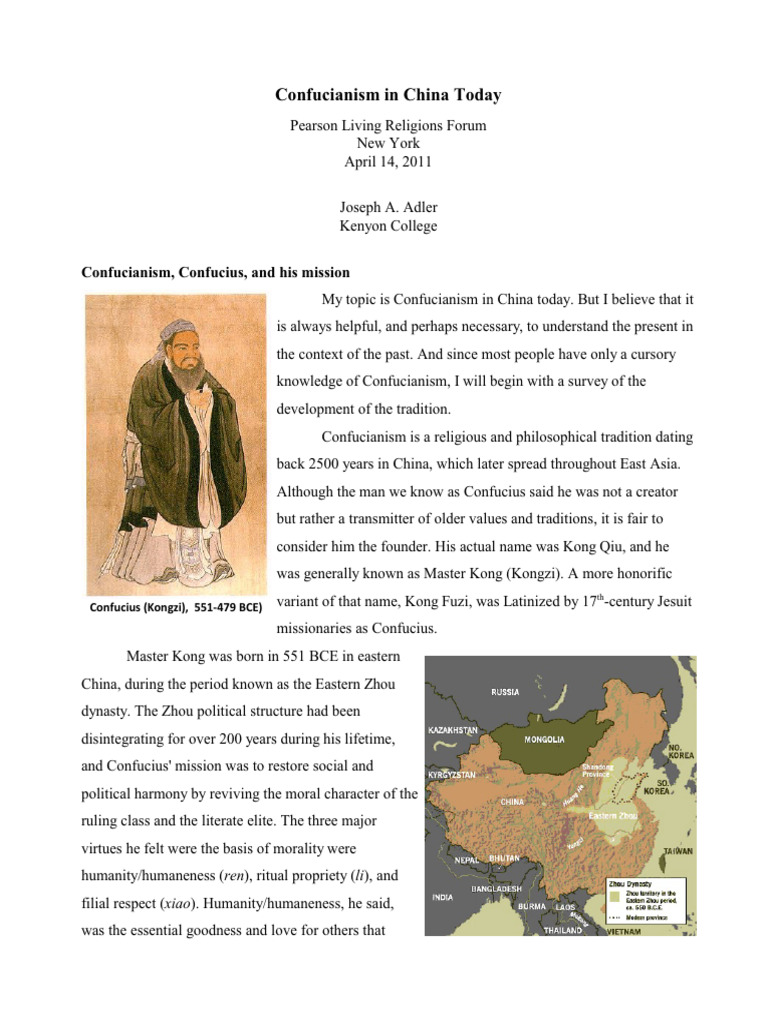 Confucianism Today | Download Free PDF | Confucianism | Kuomintang Confucianism Today | Download Free PDF | Confucianism | Kuomintang