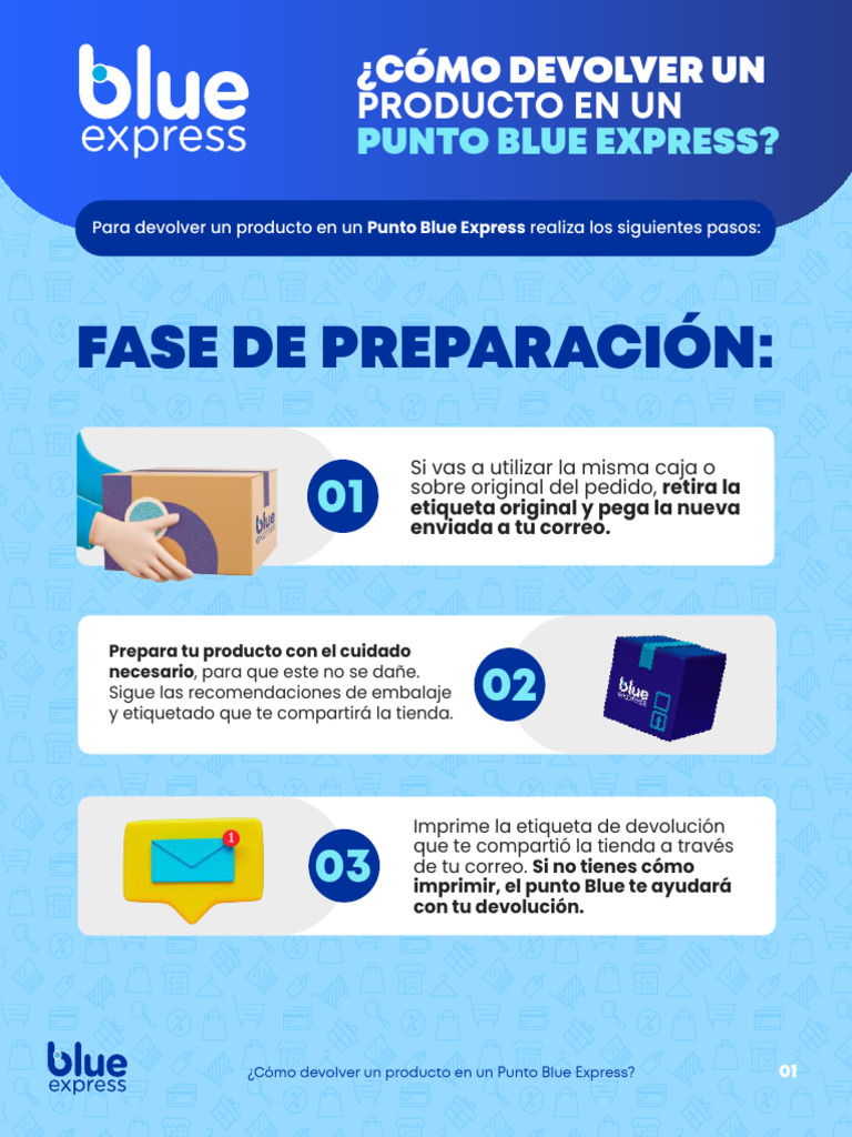 Blue Express Como Devolver Un Producto | PDF