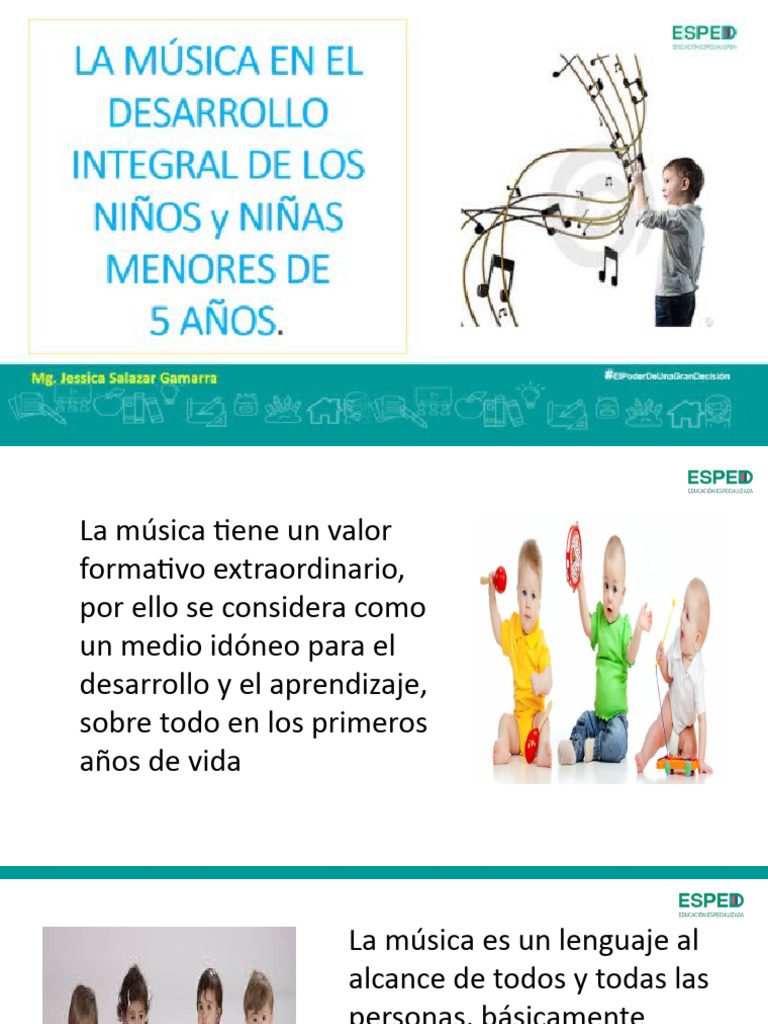 La Musica en El Desarrollo Integral de Los | PDF | Aprendizaje ...