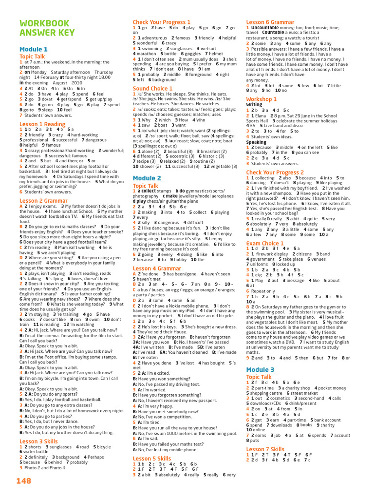 Keys - WB Choices | PDF