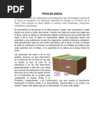 Origen y Tipos de Ondas Sismicas | PDF | Olas | Temblores