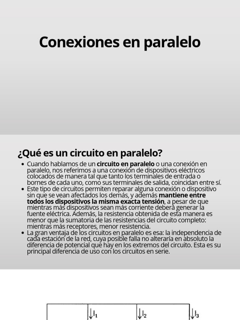 Manual Dia 5 Conexiones Paralelo | PDF | Métodos y materiales de enseñanza
