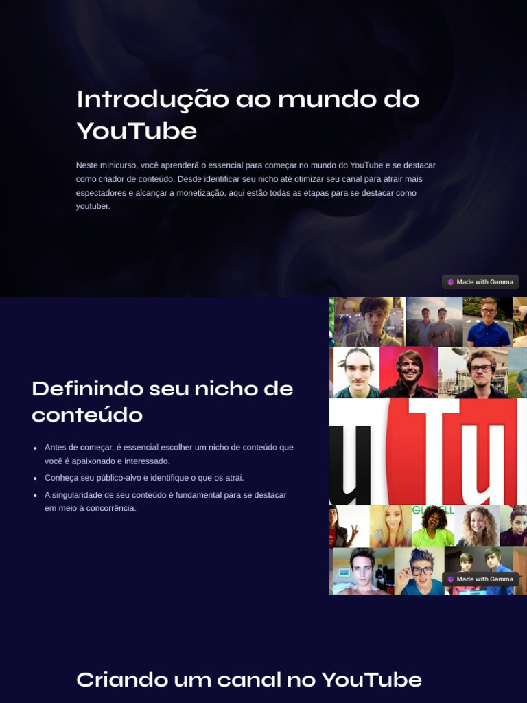 Introducao Ao Mundo Do Youtube Pdf
