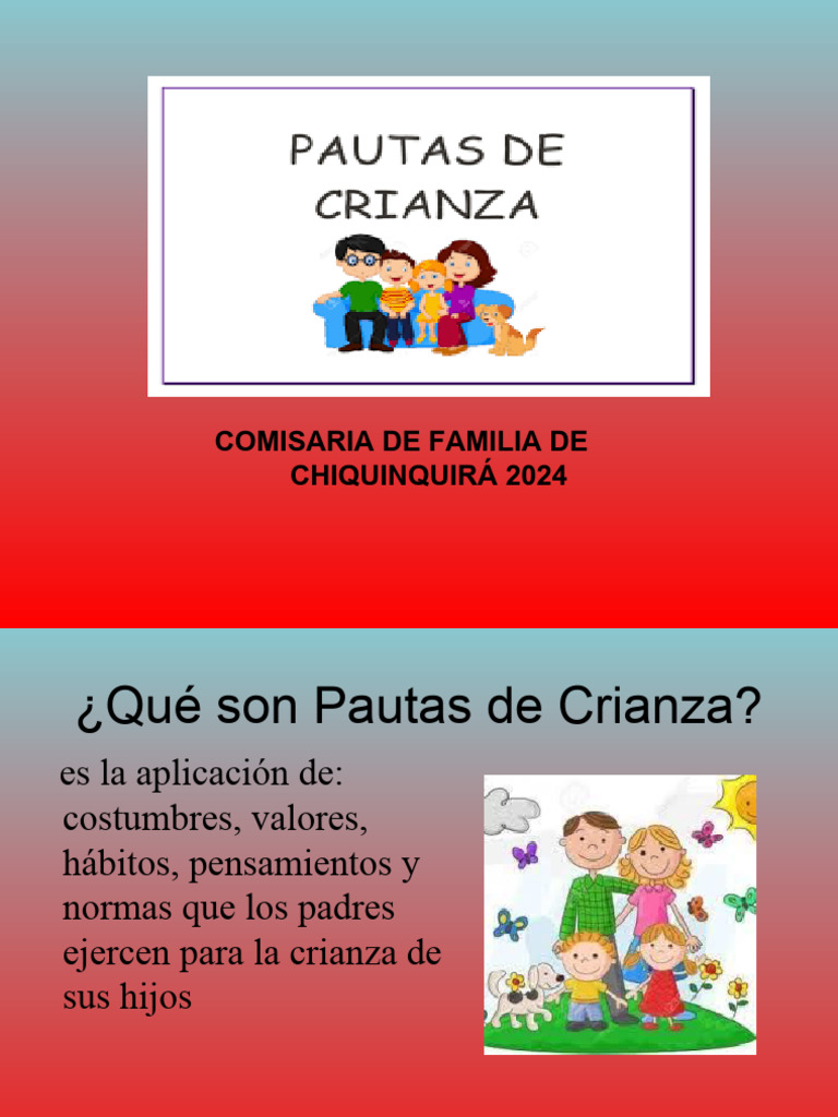 Presentación Pautas de Crianza | PDF