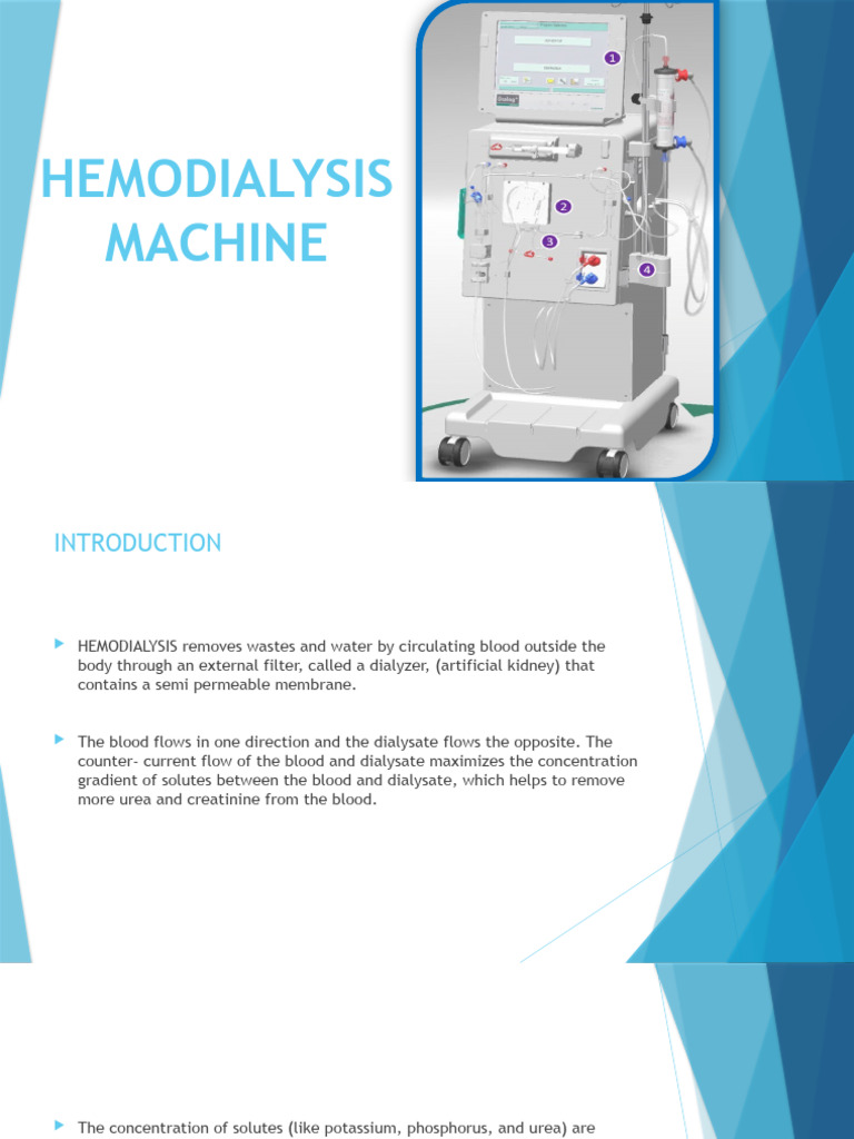 Hemodialysis Machine PPT (Autosaved) | PDF | Hemodialysis | Physical Sciences