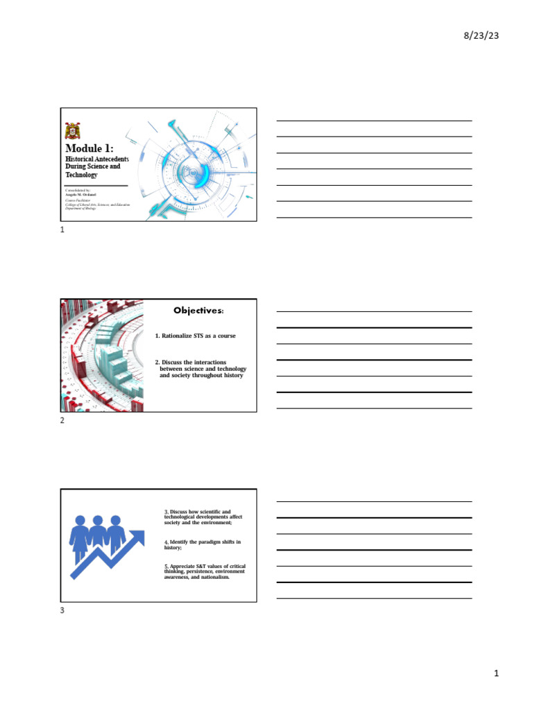 Module 1 - Handouts 2 | PDF | Science