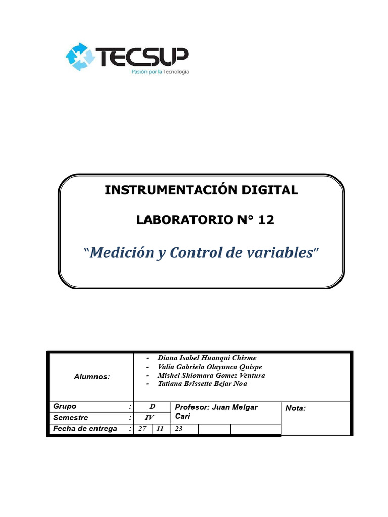 LAB-S12-2023 - Medicion y Control de Variables Parte 2 v2 | PDF | Programación de computadoras ...