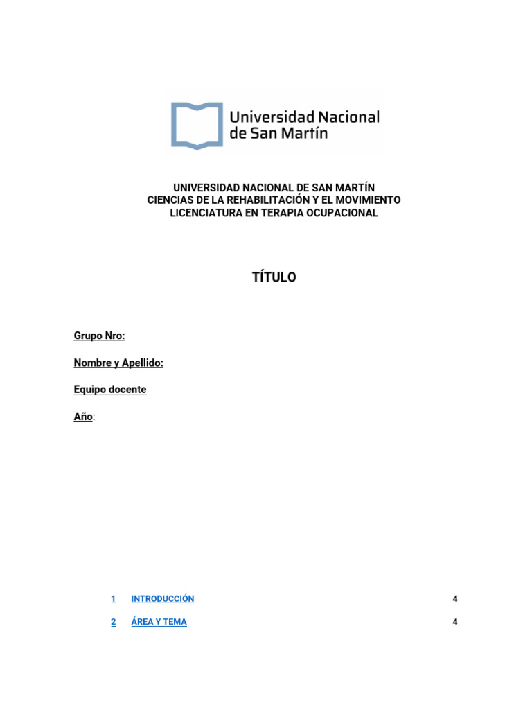 Modelo Trabajo Final Integrador | PDF | Science