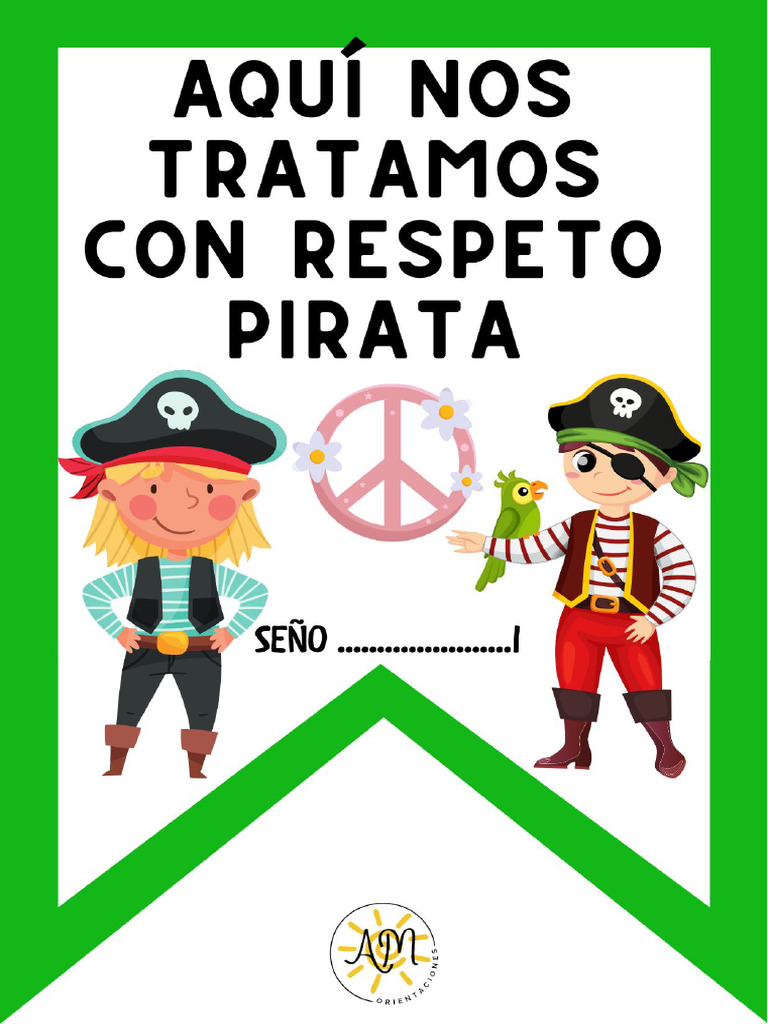 Bienvenido y Cartel de Puerta Piratas | PDF