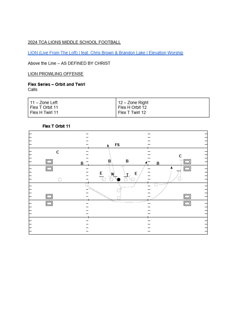 2024 Tca Lions Middle School Football | PDF | National Football League ...