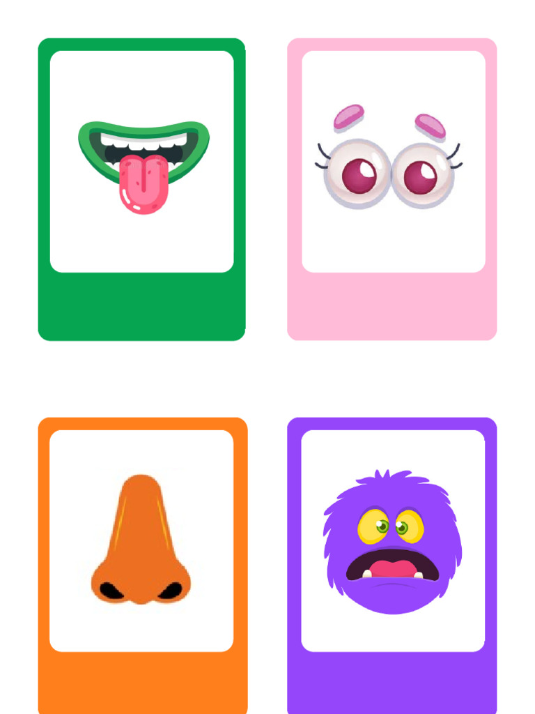 Colorful and Illustrative Geometric Figures Flashcards | PDF