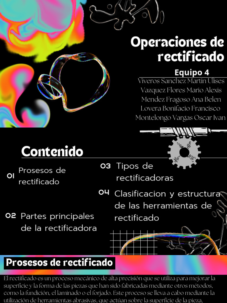 Operaciones de Rectificado | PDF